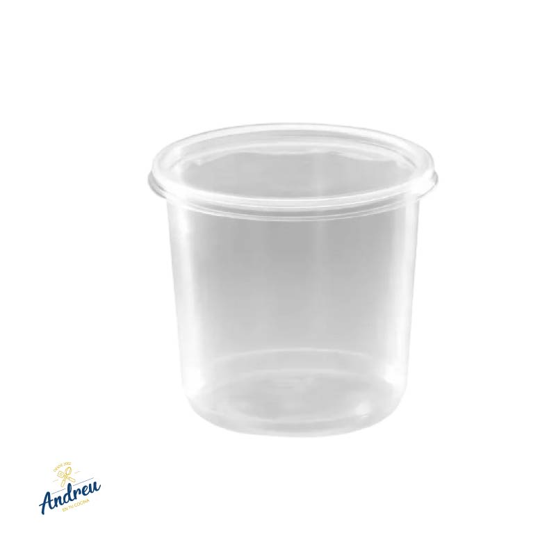 POTE TRANSPARENTE C/TAPA. 3/4 KG X10 UNID | Importadora distribuidora y ...