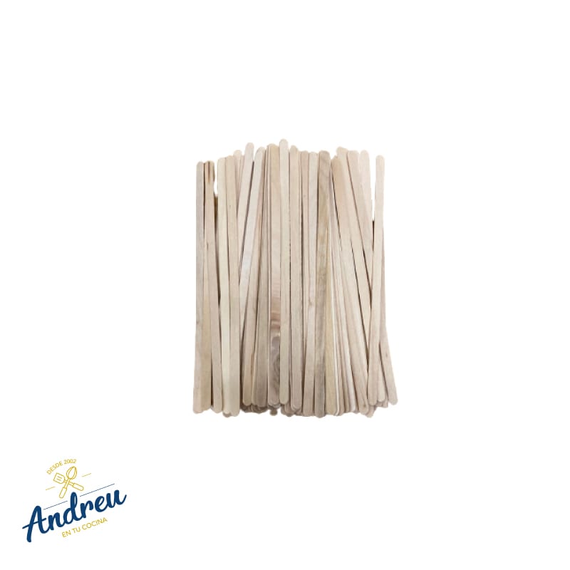 REVOLVEDOR CAFE ECO MADERA 18CM 100UNID (10x1000) | Importadora ...