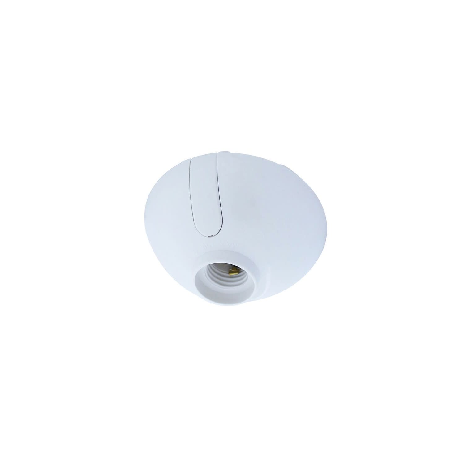 WALL SOCKET OVAL CON ROSCA E27 COLOR BLANCO P21B BTICINO | Aragcu Perú SAC
