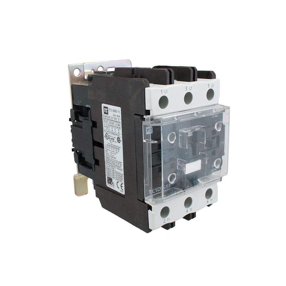 CONTACTOR 95A(AC3) 125A(AC1) 690V 3P 1NA+1NC 220VAC TC1D9511M7 TC | ARAGCU PERÚ S.A.C