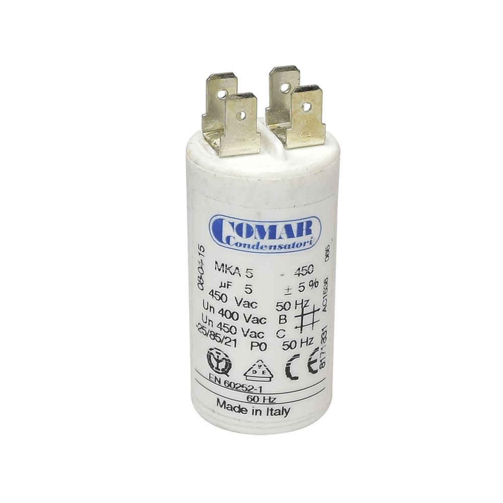 CAPACITOR 4MFD 450V 50/60HZ 8171631 COMAR | Aragcu Perú SAC
