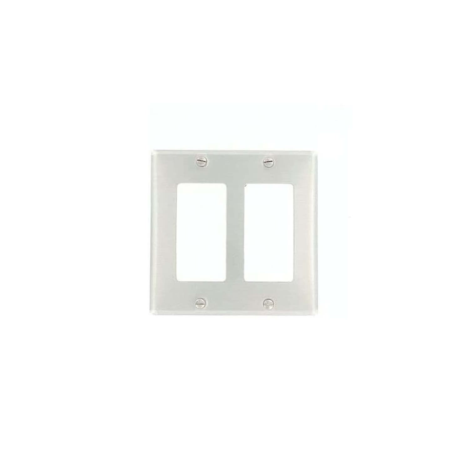 PLACA DECORA (2 GANG) DE ALUMINIO 83409 LEVITON | Aragcu Perú SAC