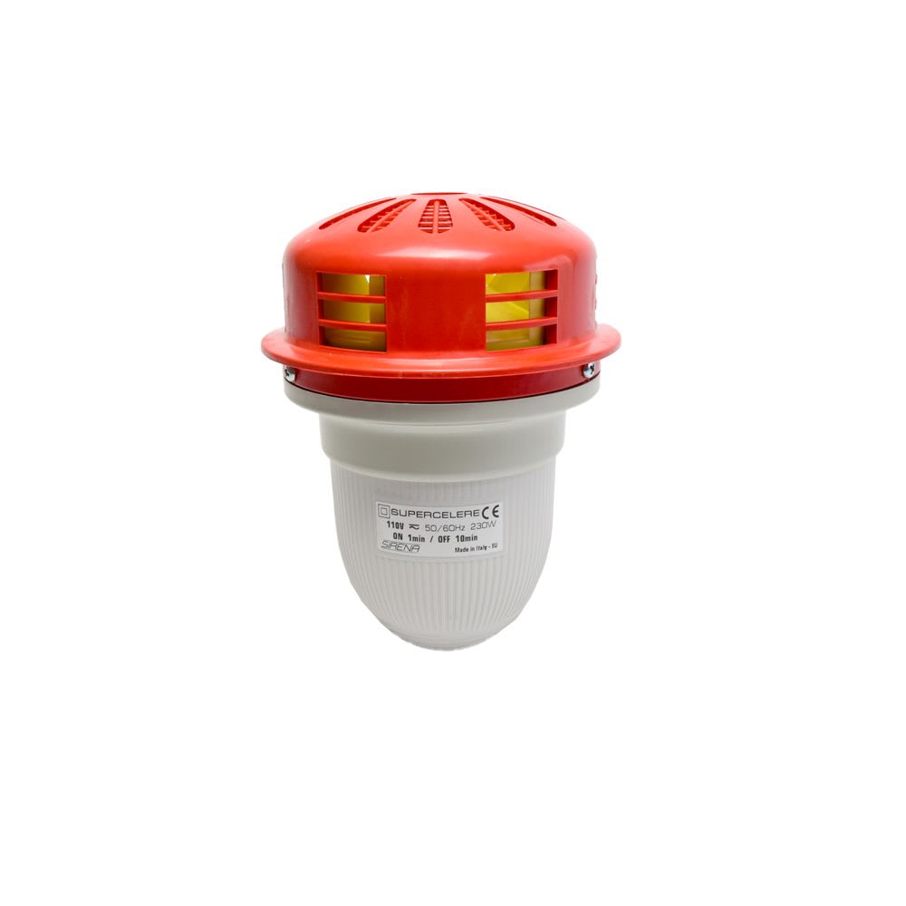 SIRENA ELECTROMECANICA SUPER CELERE 110VAC/DC 116DB IP43 42043 SIRENA ...