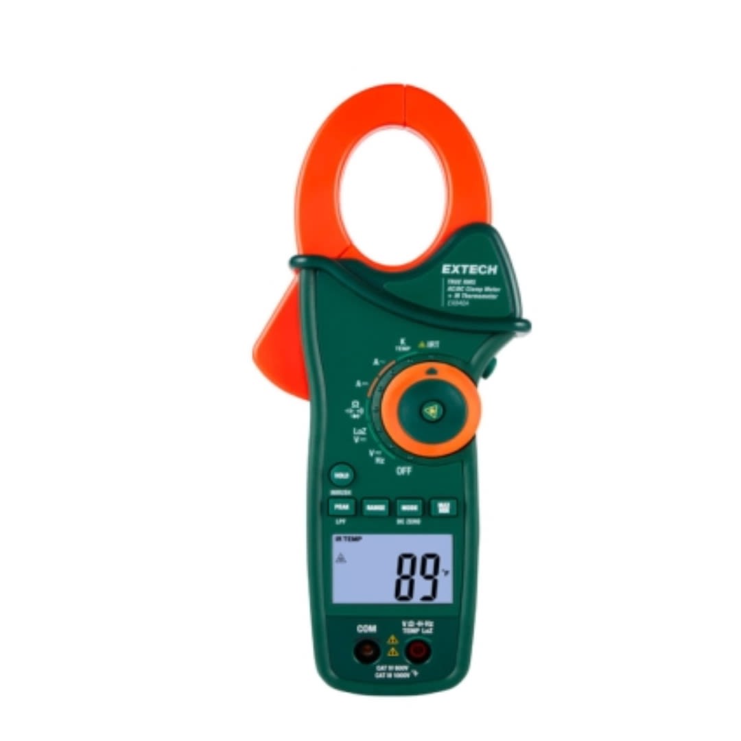 PINZA AMPERIMETRICA DIGITAL 1000A AC/DC T-50C° A 270°C EX840A EXTECH ...