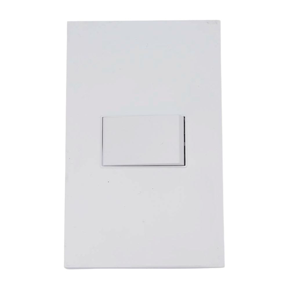 INTERRUPTOR CORE SIMPLE BLANCO ORANGE | Aragcu Perú SAC