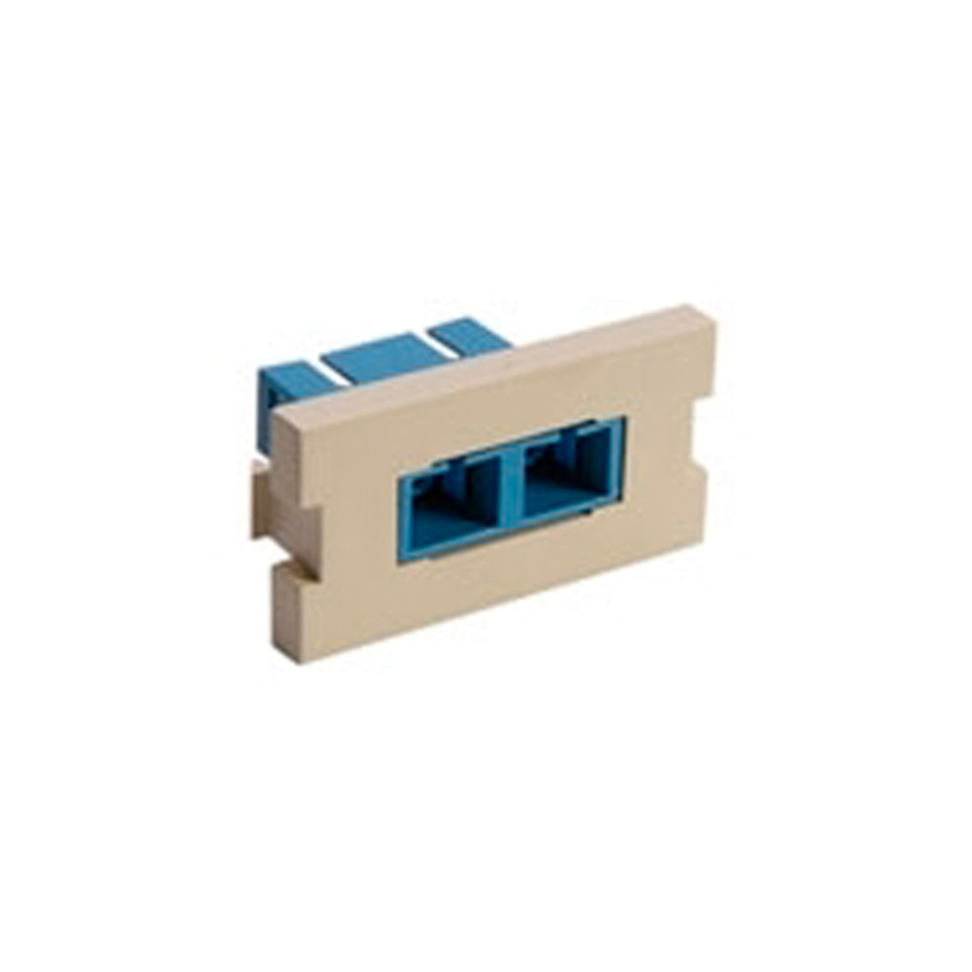 ACOPLADOR DOBLE P/MODULO SC C/MANGA DE BRONCE 41291-PCI LEVITON ...