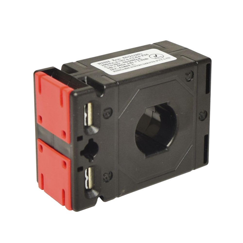 TRANSFORMADOR DE CORRIENTE PARA BARRA PASANTE 200/5A 21X10MM 3.75VA ...