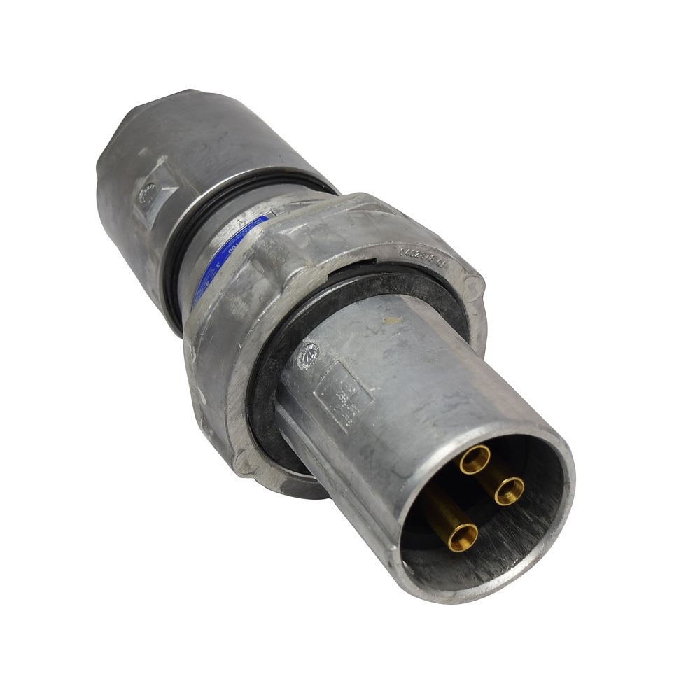 ENCHUFE INDUSTRIAL 3X100A+T 600V HEAVY DUTY NEMA 4, UL APJ10487 CROUSE ...