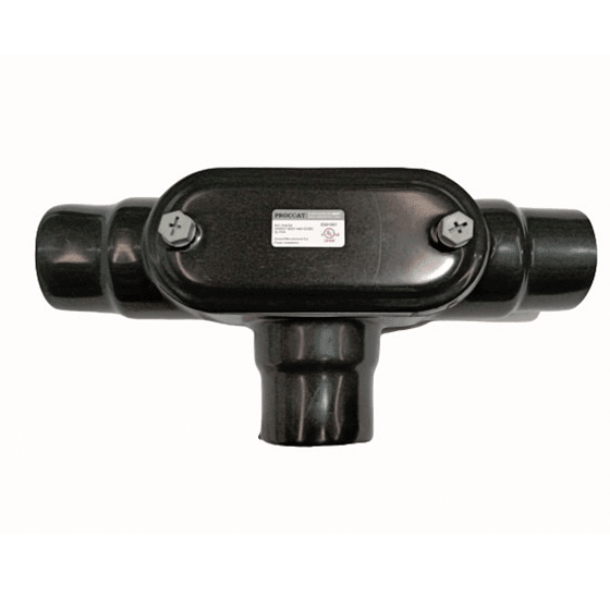 CAJA CONDULET FORM 7 TIPO T 3'' PVC COATED, ETL/UL T87P PROCOAT ...