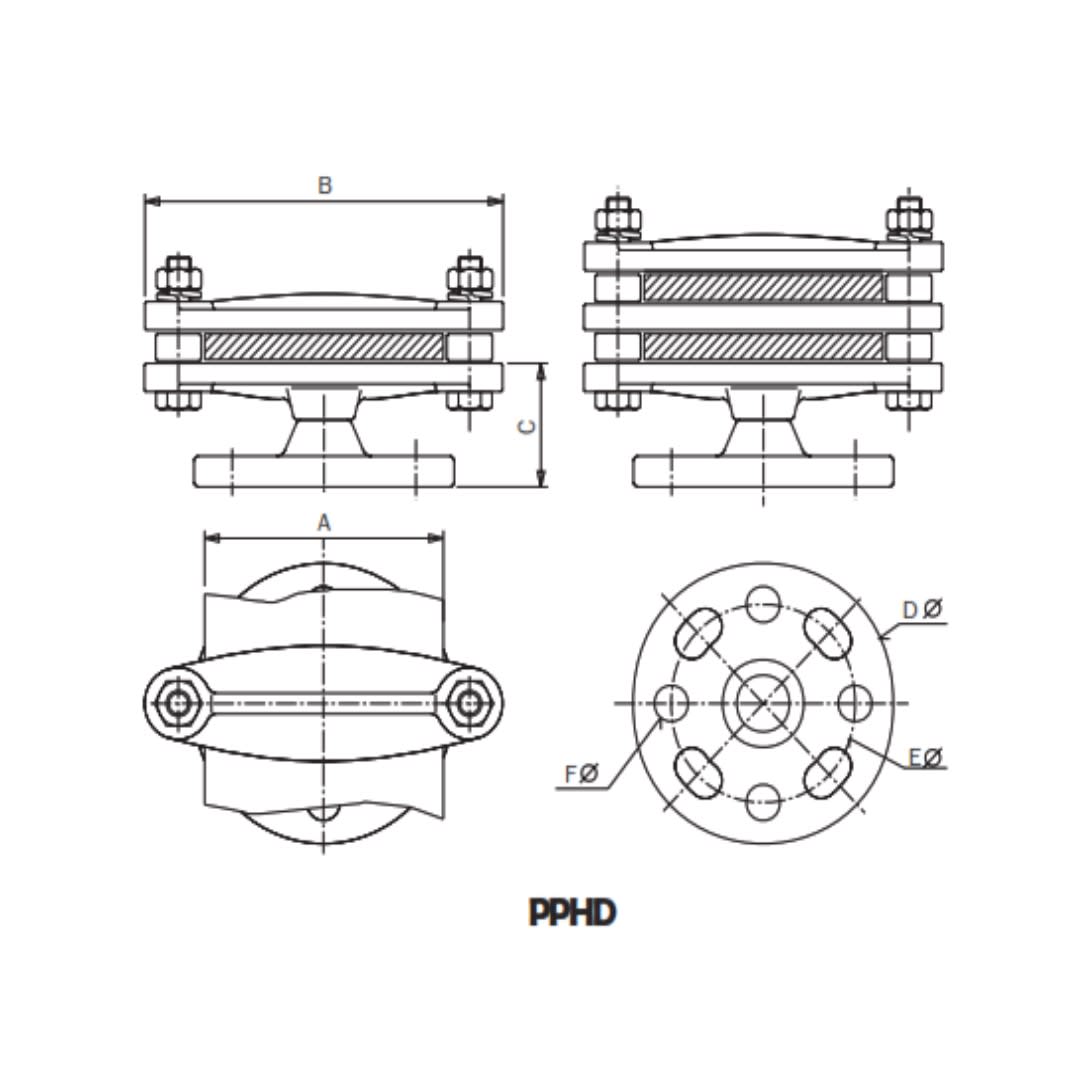 PORTAPLETINAS HTALPARA PLETINAS DESLIZANTE DE CU MONTADO SOBRE AISLADOR ...