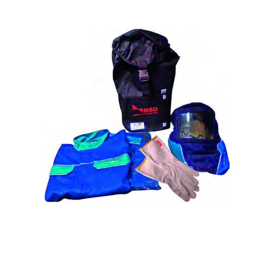 KIT ROPA ANTI-ARCO INDURA 40CAL/CM2 TALLA L-C/AZUL ELECTRICO MOD: TTK40 ...