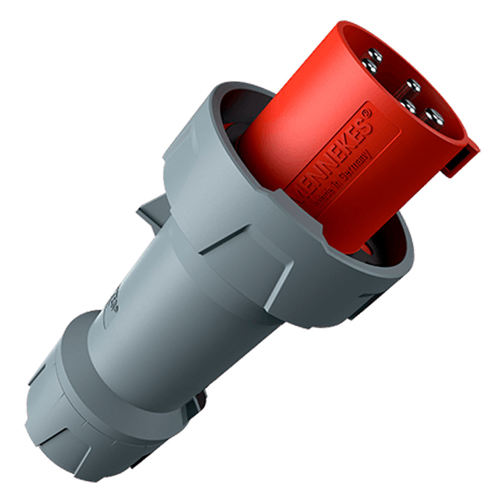 ENCHUFE 63AMP 3P+N+T 415V ROJO 6H POWERTOP PLUS IP67 3325 MENNEKES ...