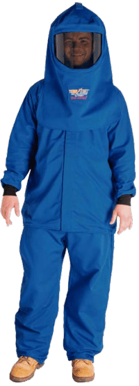 KIT ROPA ANTI-ARCO INDURA 40CAL/CM2 TALLA XL-C/AZUL ELECTRICO TTK40-XL ...