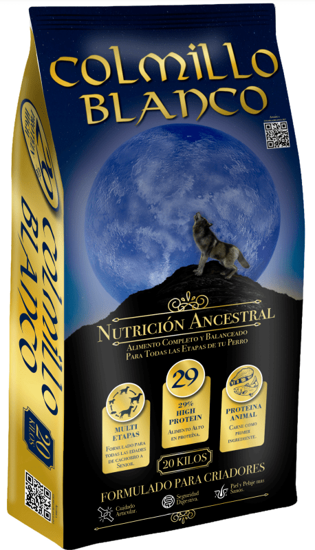 COLMILLO BLANCO PREMIUM PERRO 20Kg | Mac Alimentos - Nutrición Animal