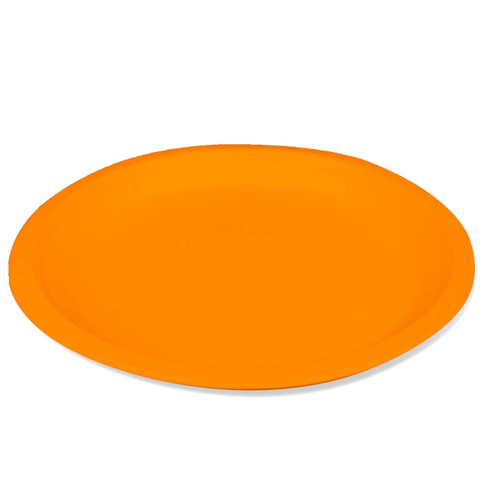 PLATO CARTON NARANJA 18X18CM | 144 UNID | Omas Mucho Mas
