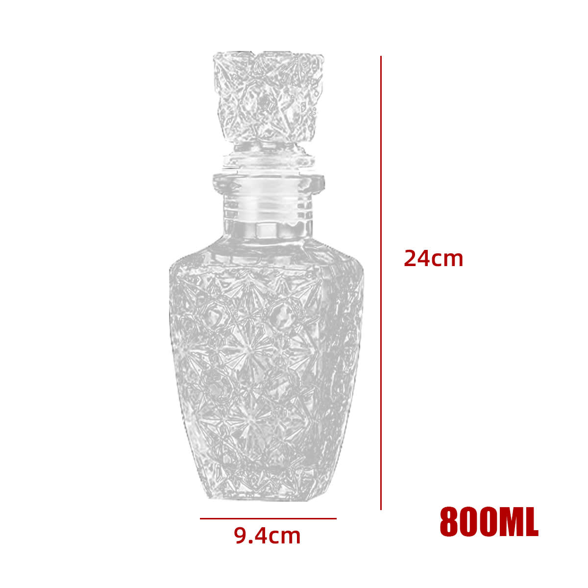 BOTELLA PARA LICOR 800 ML | Omas Mucho Mas