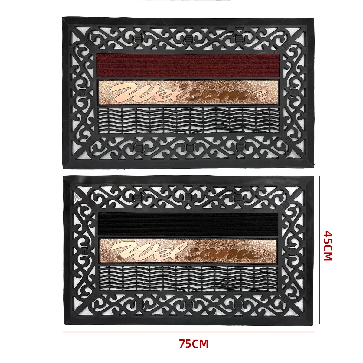 TAPETE EXTERIOR CASA WELCOME 100% PVC 45X75 CM | Omas mucho más