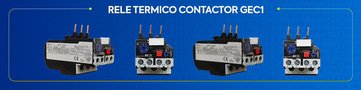 RELE TERMICO CONTACTOR GEC1 | Ferrelectrica Materiales Electricos