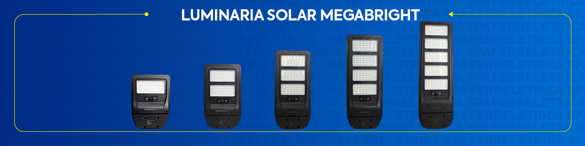 LUMINARIA SOLAR MEGABRIGHT | Ferrelectrica Materiales Electricos