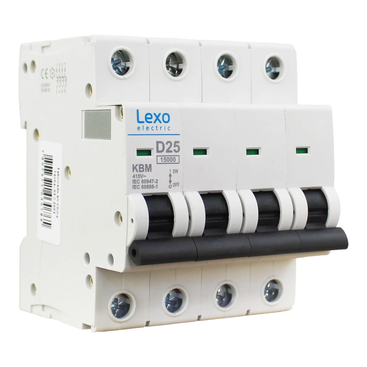Interruptor Automático KBM 4X25A D 15KA LEXO | Ferrelectrica Materiales ...