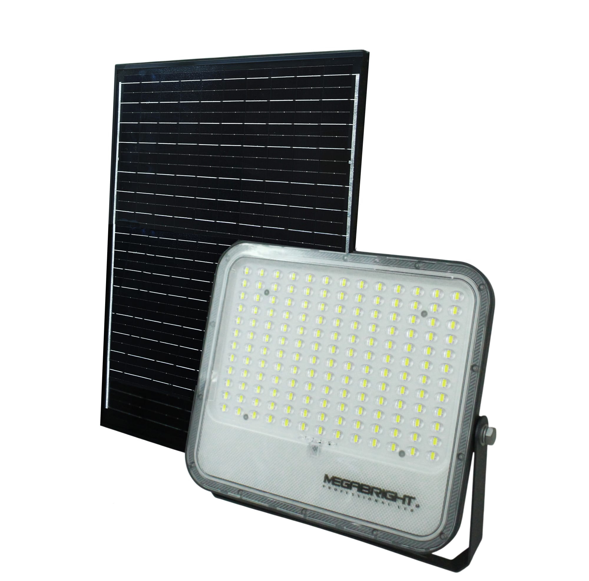 Proyector Led Solar 300w Con Panel Solar Megabright | Ferrelectrica ...