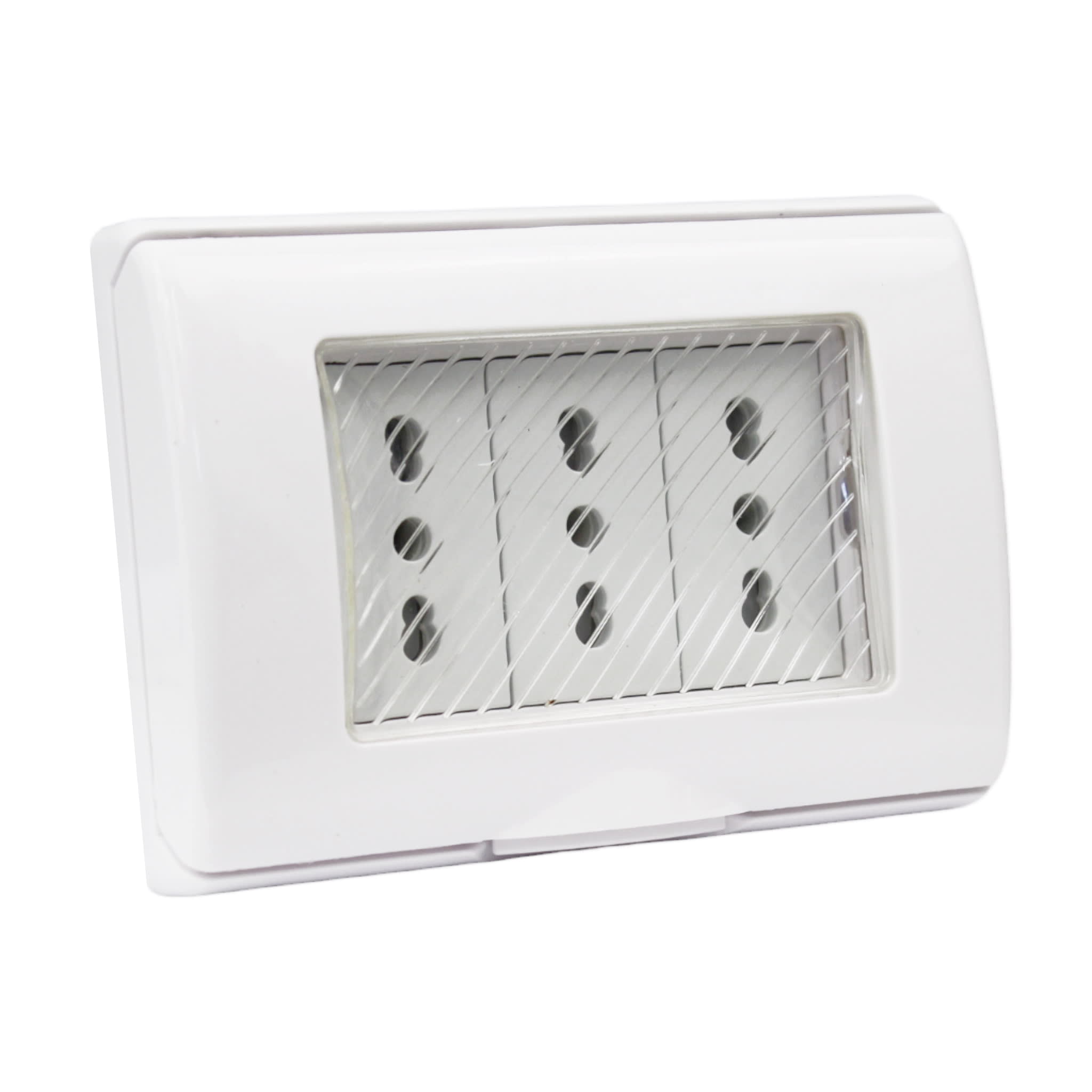 Hydrobox Embutido Con Enchufe Triple 10/16A Stanford | Ferrelectrica ...