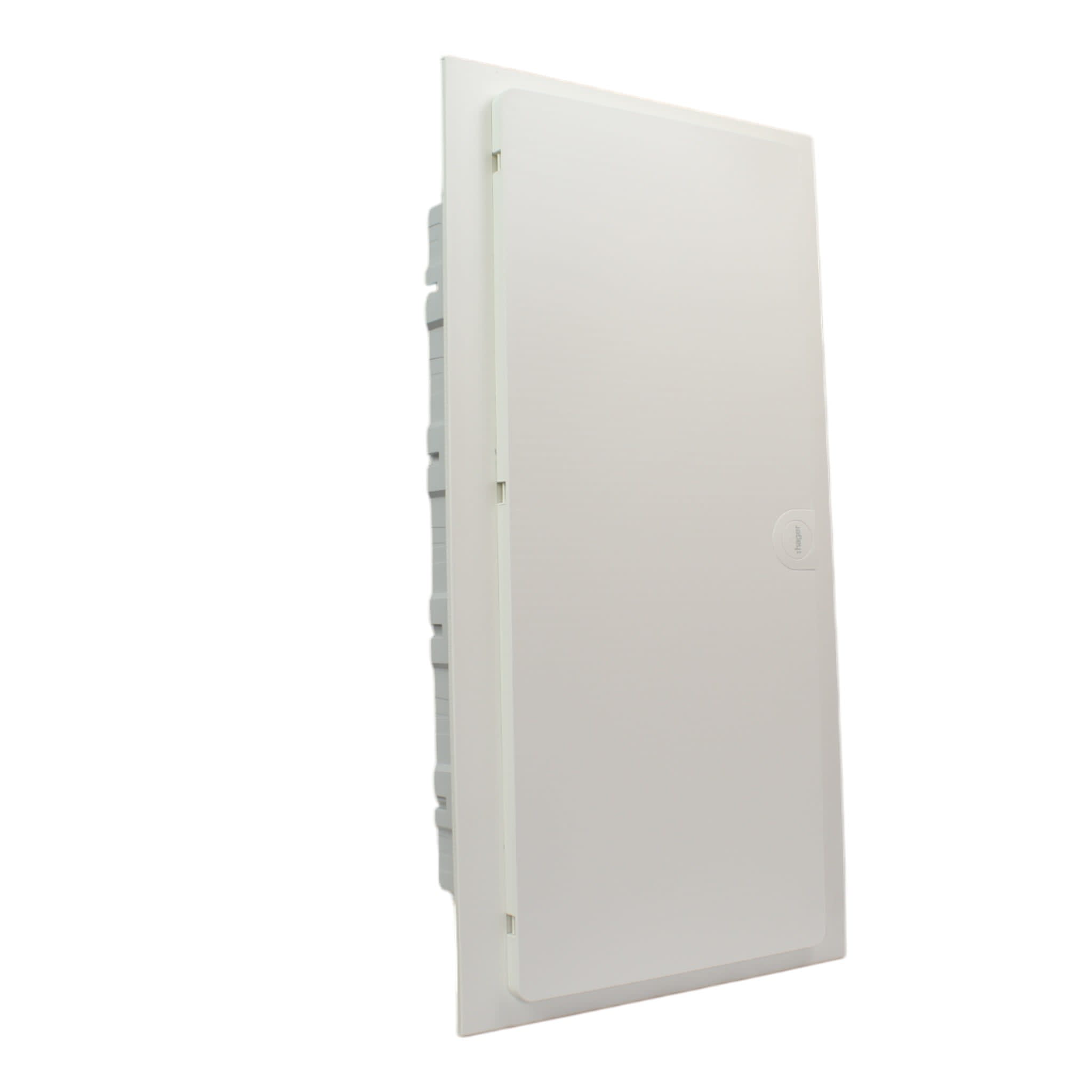 Tablero Plastico Embutido Hager L.H. 48cc Puerta Opaca (VF412PJ ...