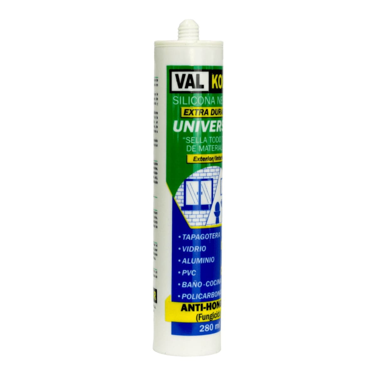 Silicona Neutra Universal Titanio 280ml | Ferrelectrica Materiales Electricos
