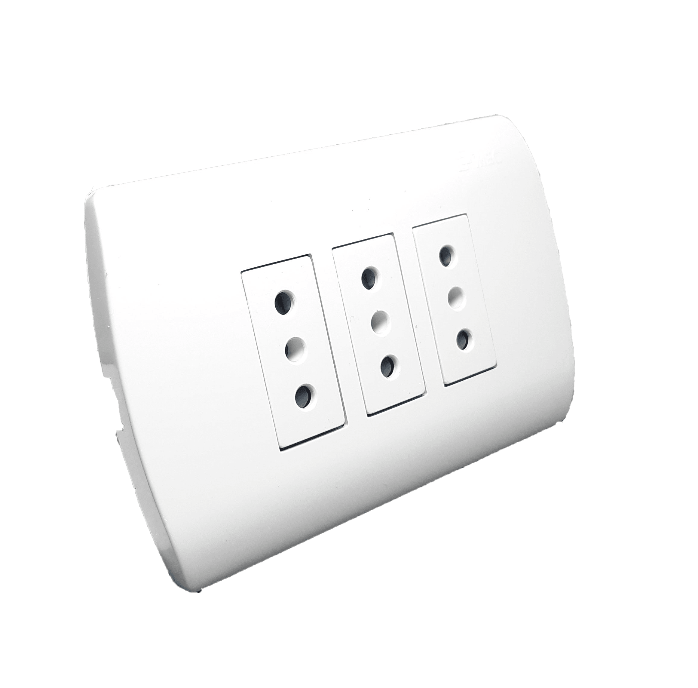 Tomacorriente Triple 10A 250v Armado Mec Aris Certificado ...