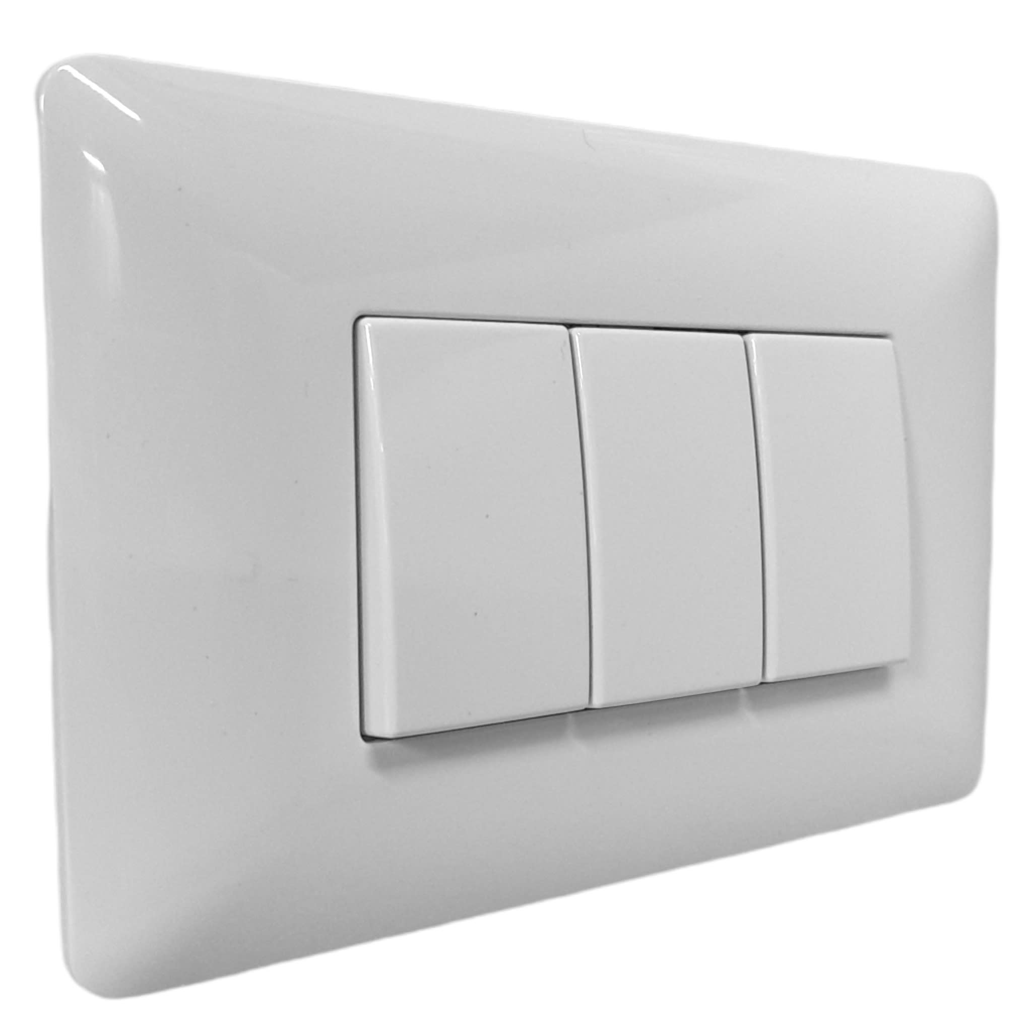 Interruptor triple 9/32 10A 220V BL 2913 STANFORD | Ferrelectrica SPA