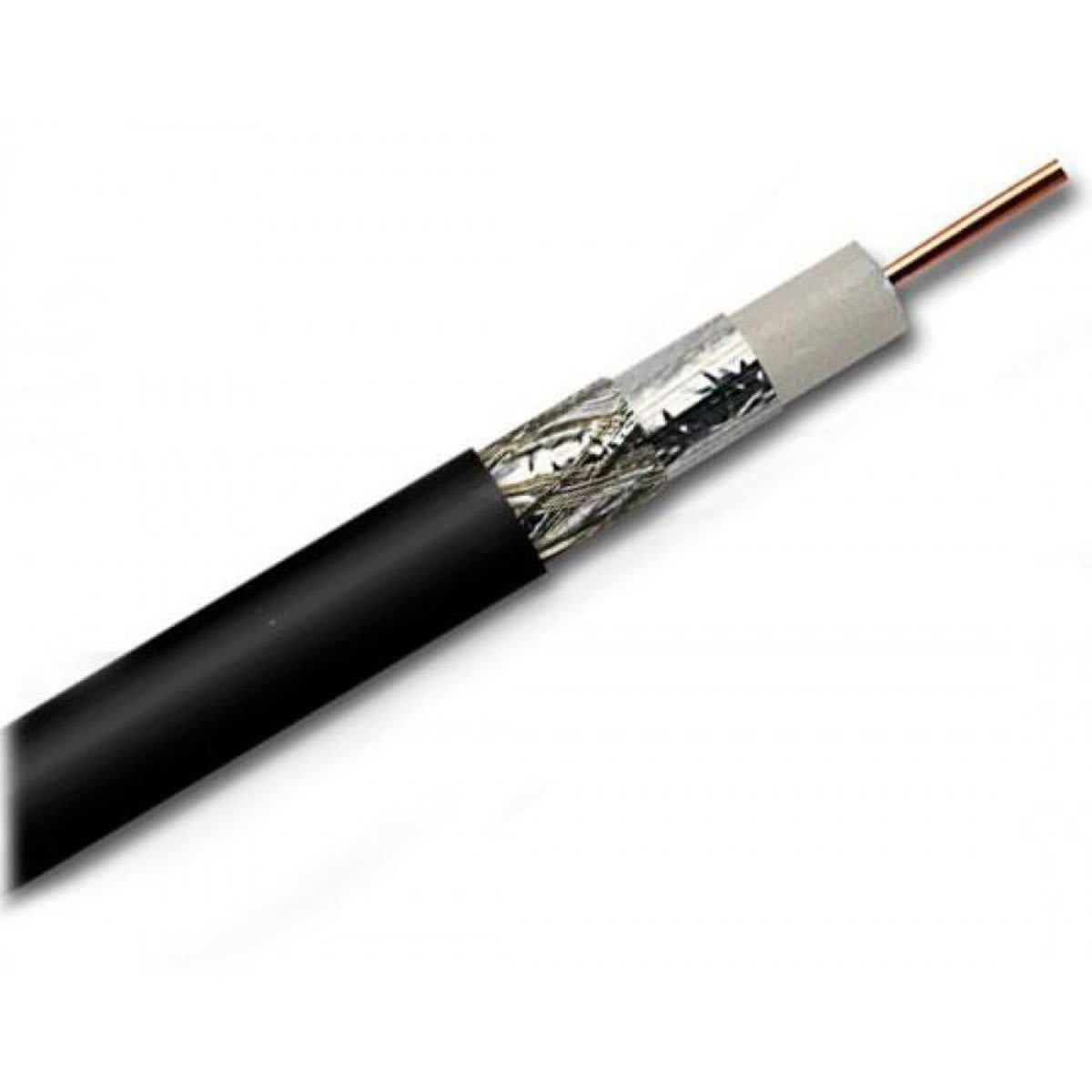 Cable Coaxial 95%M Rg59 Negro X Mts | Ferrelectrica Materiales Electricos