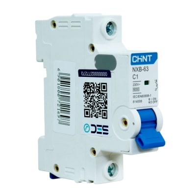 Automático 1x1A 6kA Curva C 230/400V NXB-63 Chint | Ferrelectrica Materiales Electricos