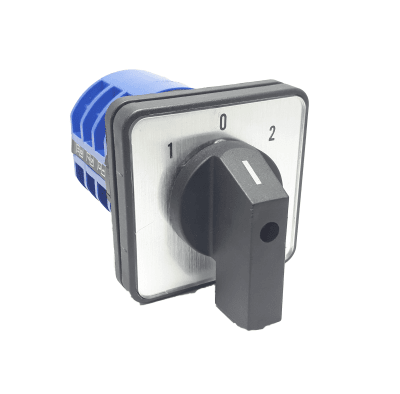 Selector tipo pacco 3 posiciones 3 Polos 63a 1-0-2 | Ferrelectrica Materiales Electricos