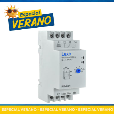 Rele Control de nivel de Liquido 2P RD-LC1 220-380VAC Lexo | Ferrelectrica SPA