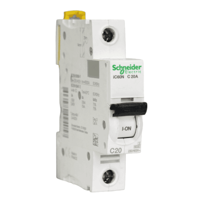 Automático 1x20A 10kA Curva C 230/400V IC60N Schneider | Ferrelectrica Materiales Electricos