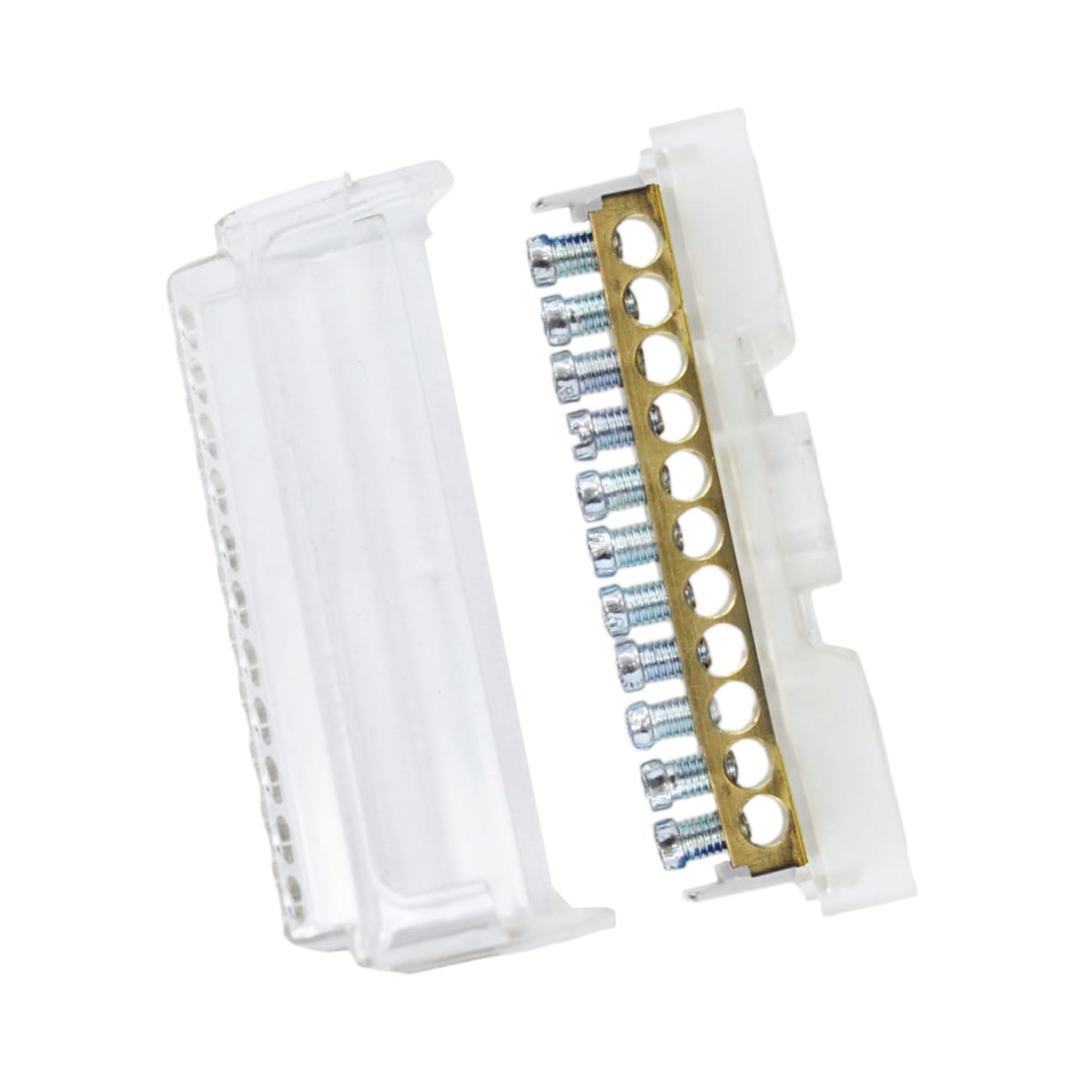 Regleta Riel Din Aislada Neutro Blanca 11 Pts 63A | Ferrelectrica ...