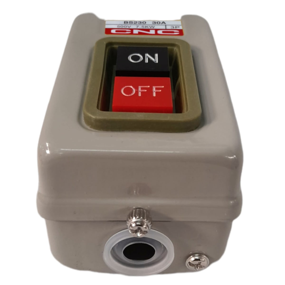 Botonera partir-parar metal s/p c/reten 3p 7.5kw | Ferrelectrica Materiales Electricos
