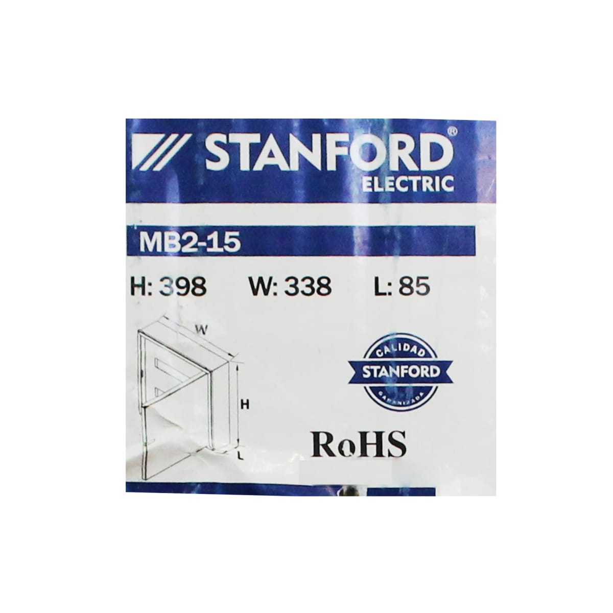 Tablero Metálico Embutido de 30CC IK10 RAL7032 Stanford | Ferrelectrica Materiales Electricos