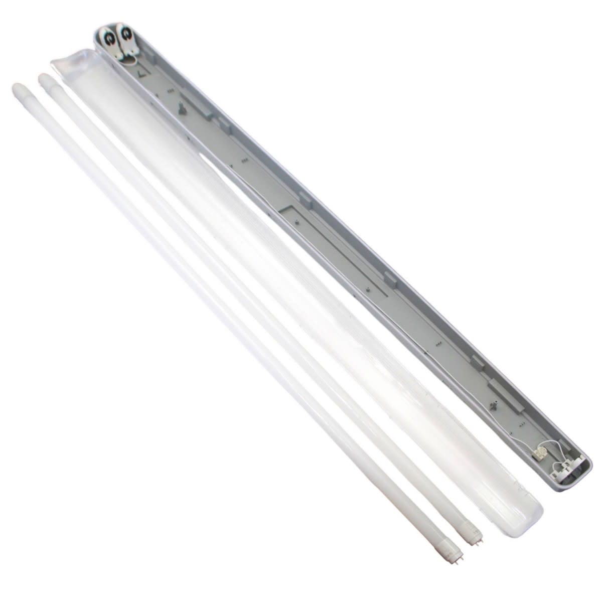 Equipo Estanco Led 2x18w 120cm T8 C/ Tubo Incluido 6000k Drl ...