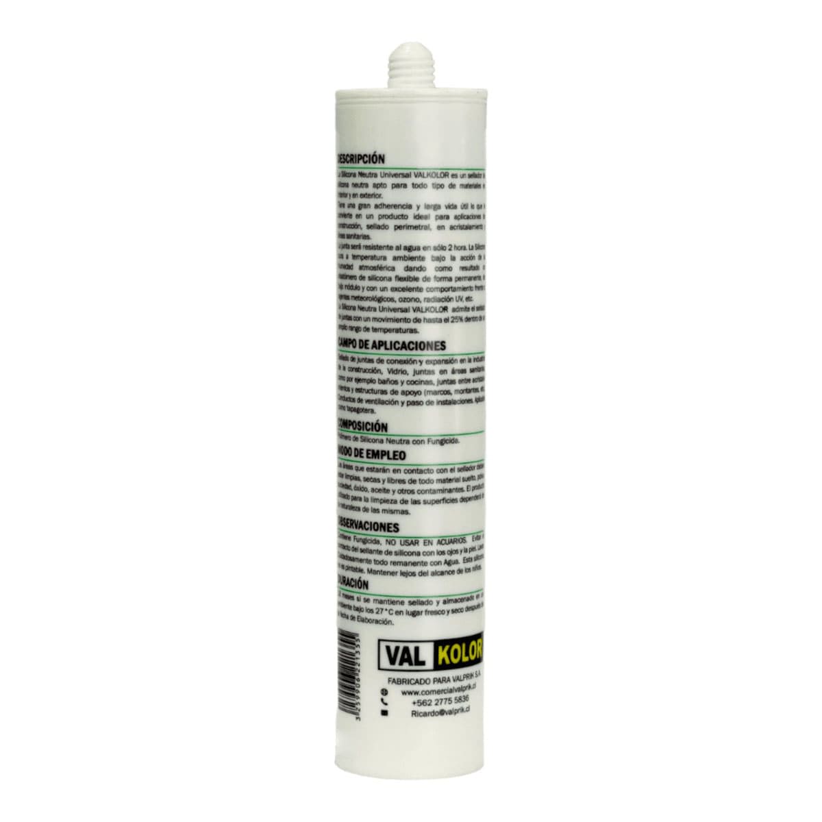 Silicona Neutra Universal Titanio 280ml | Ferrelectrica Materiales Electricos