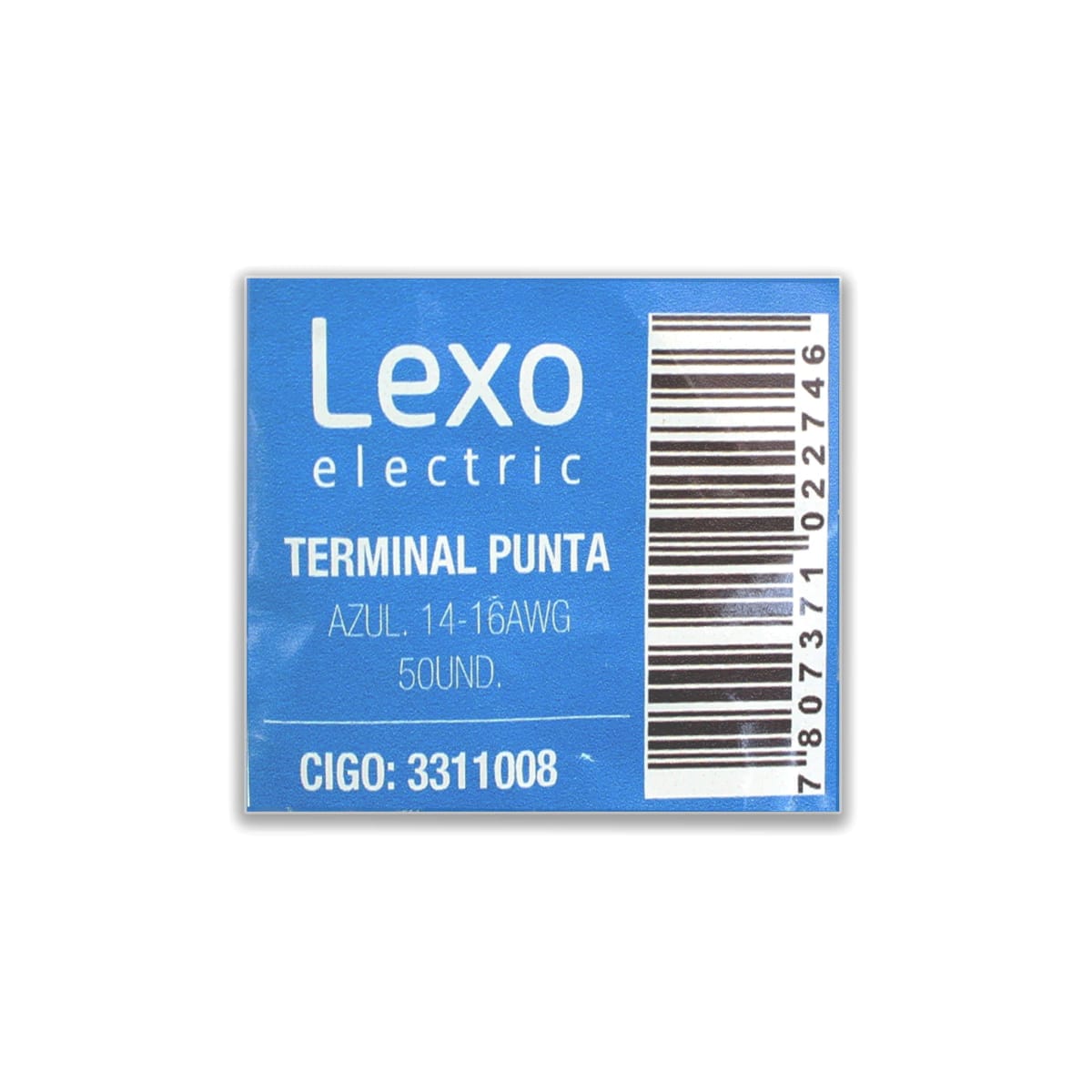 Terminal Punta 14-16 Awg Azul Bolsa 50 Unidades | Ferrelectrica ...