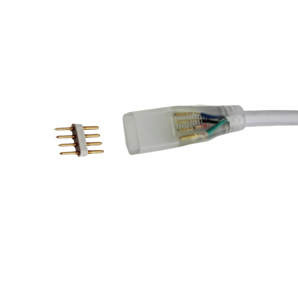 Conector para Cinta LED Exterior RGB 220V | Ferrelectrica Materiales ...
