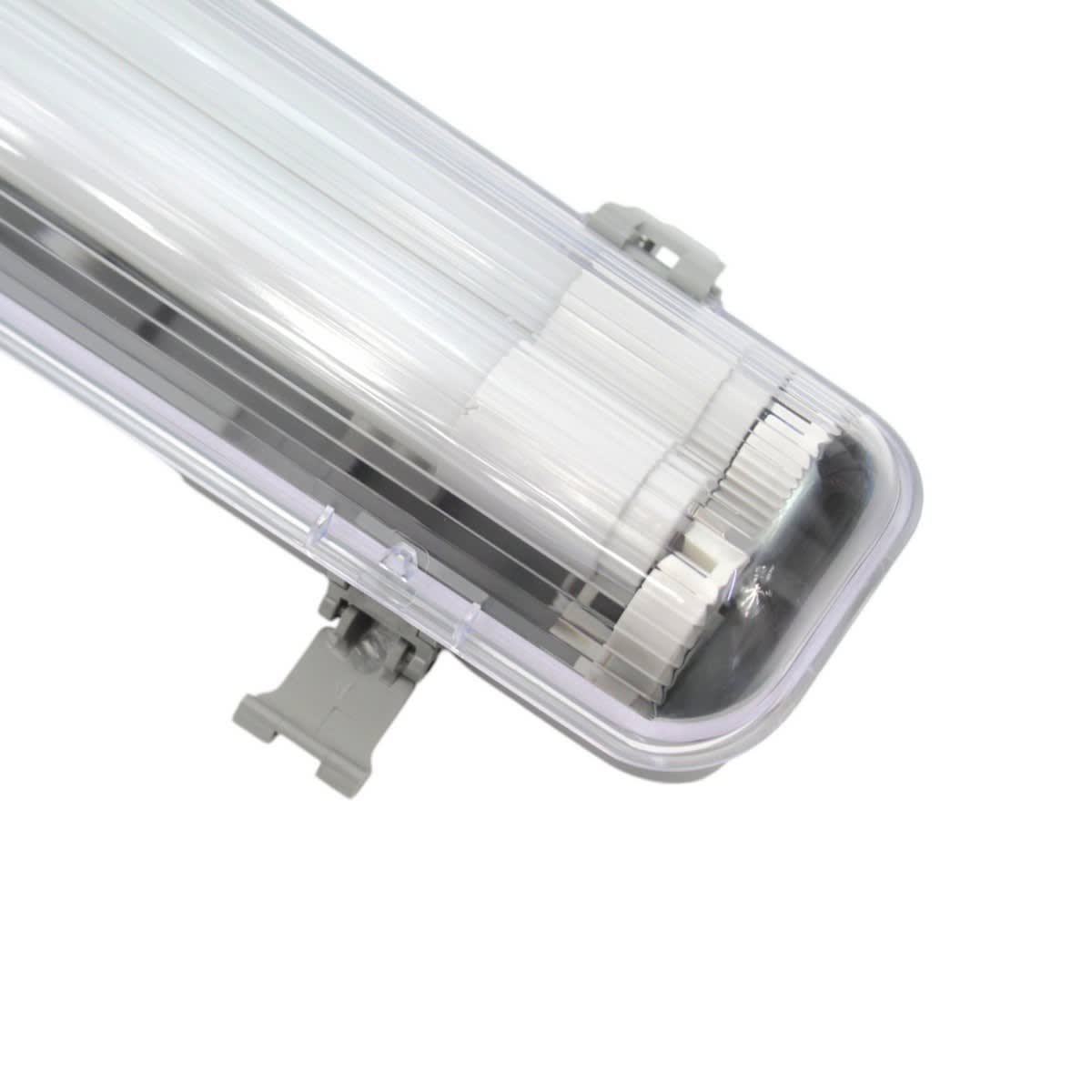 Equipo Estanco Led 2x18w 120cm T8 C/ Tubo Incluido 6000k Drl ...