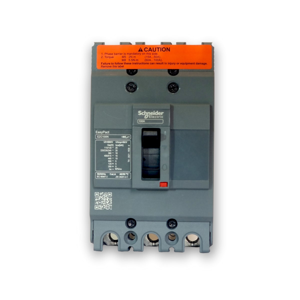 Interruptor Moldeado EASYPACT EZC100 100A 18kA 380V Schneider ...