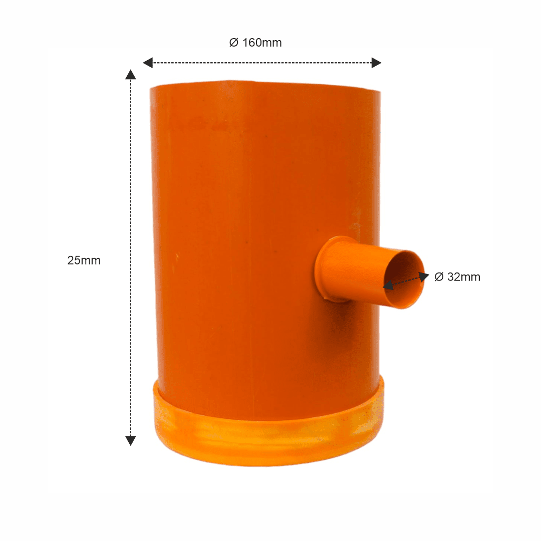 Camarilla De Registro Pvc 160x32mm Con Tapa | Ferrelectrica Materiales ...