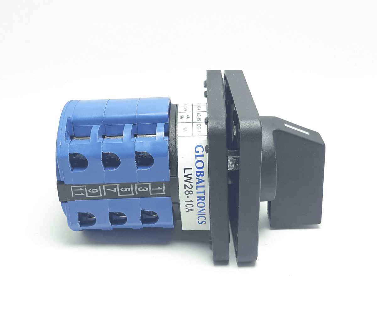 Selector tipo pacco 3 posiciones 3 Polos 10a 1-0-2 | Ferrelectrica SPA