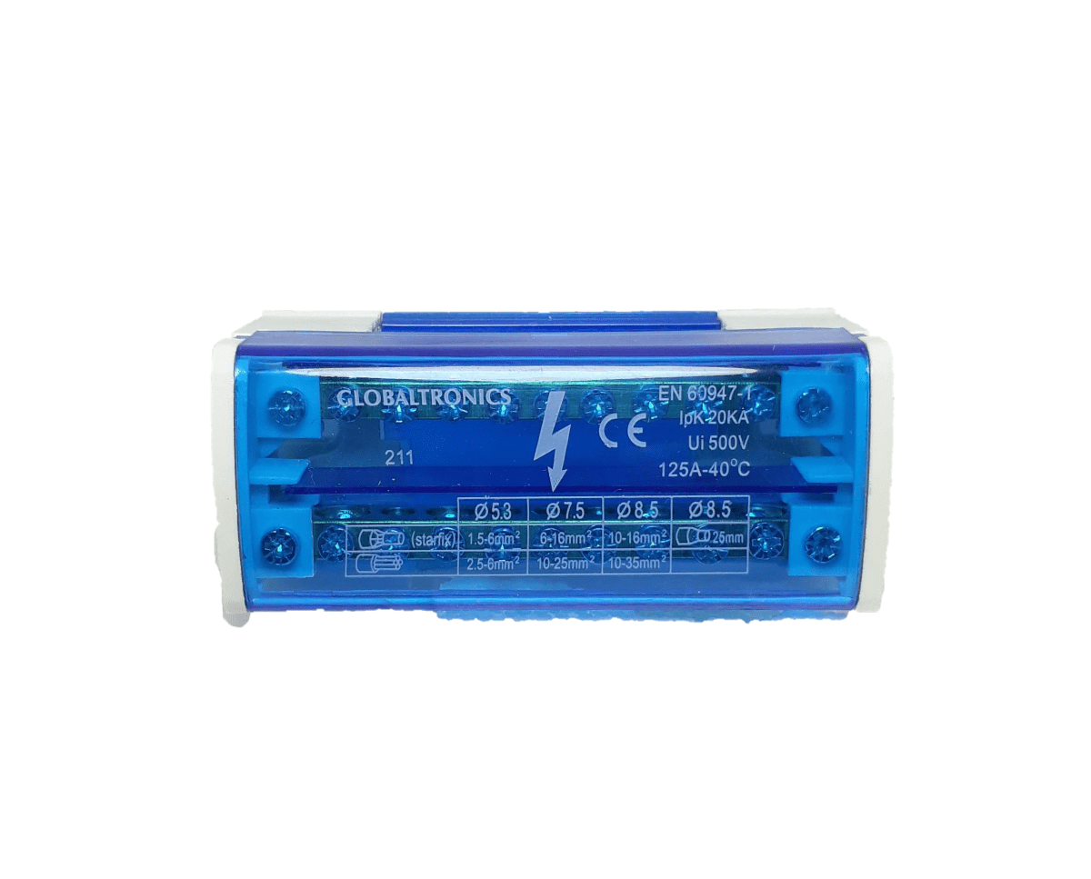 Repartidor Bipolar 2x11 Polos 125A | Ferrelectrica SPA