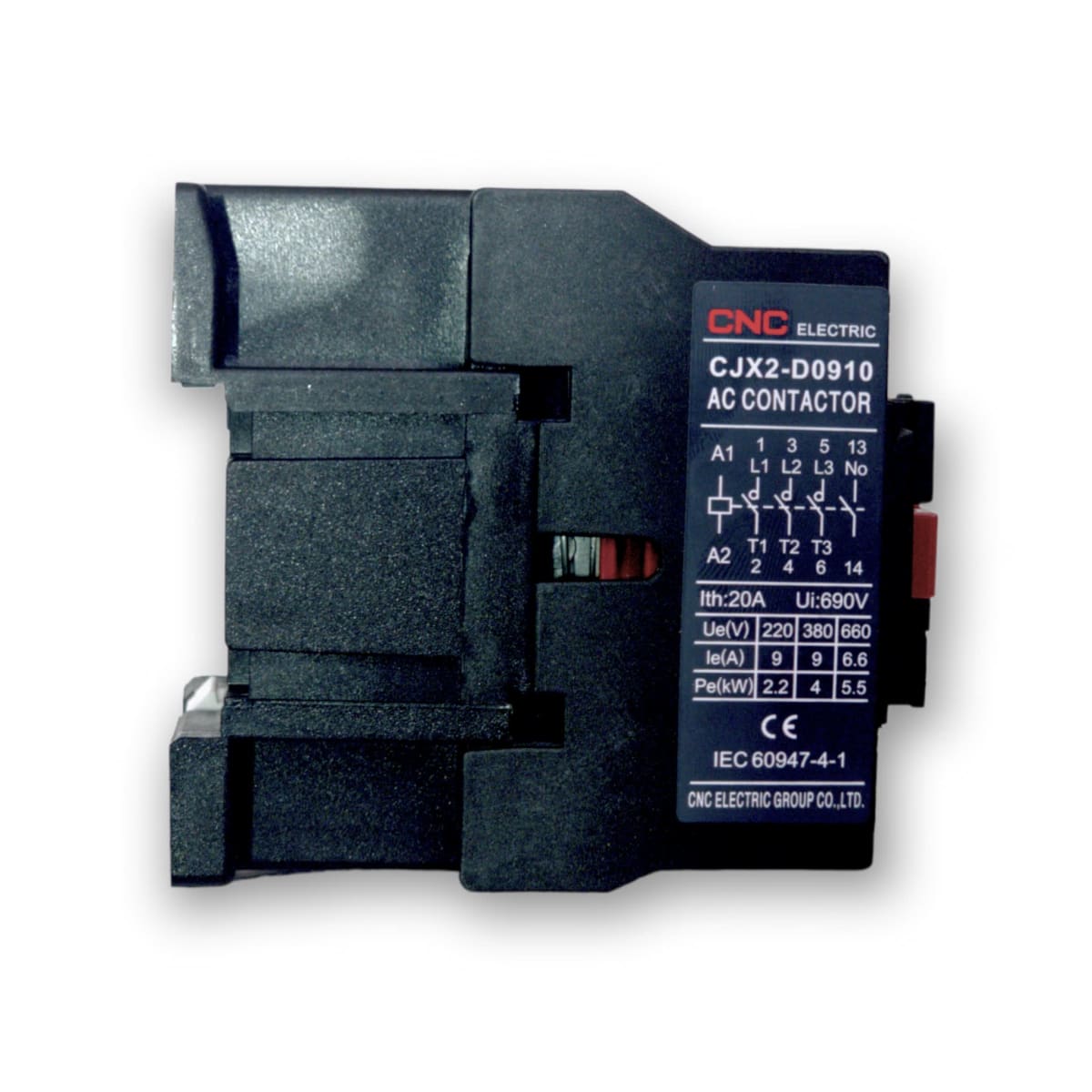 Contactor 9a Cjx2 0910 Bobina 220v 3p+na 380v | Ferrelectrica SPA