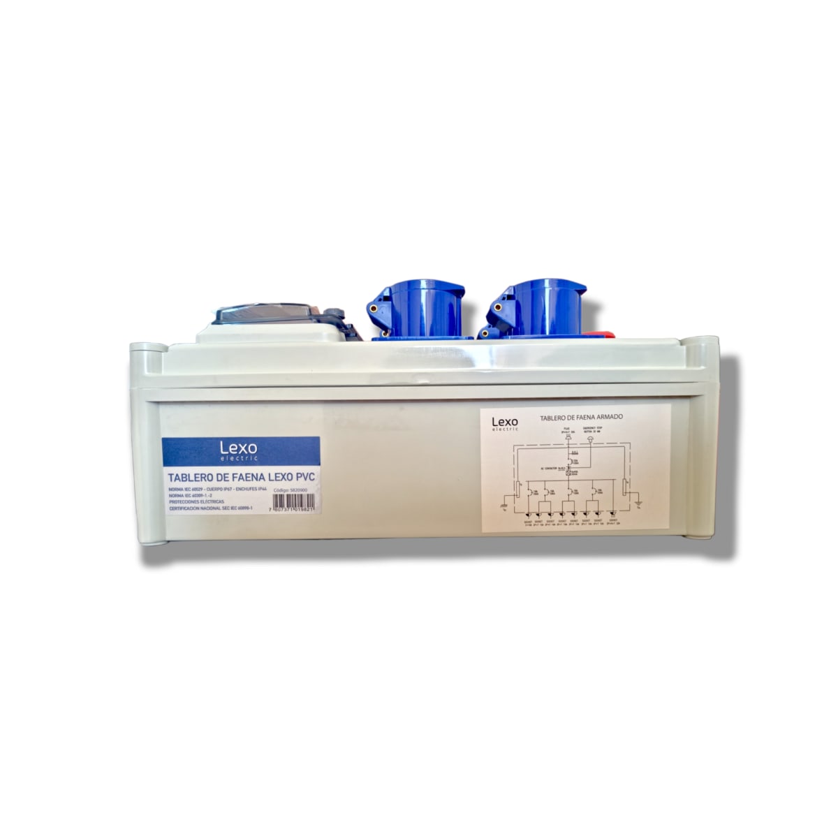 Tablero de Faena Portatil C/Parada de Emergencia IP65 LEXO | Ferrelectrica SPA