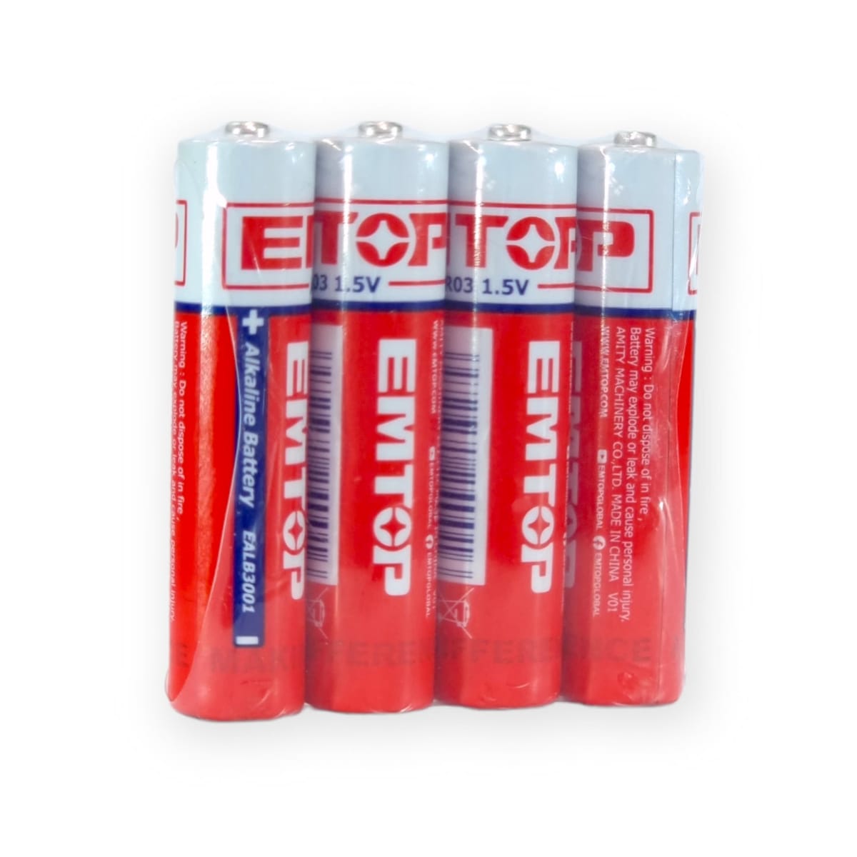 Pilas AAA 4 pza EMTOP | Ferrelectrica SPA